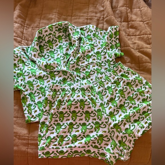 Roller Rabbit | Intimates & Sleepwear | Roller Rabbit Green Monkey Set ...
